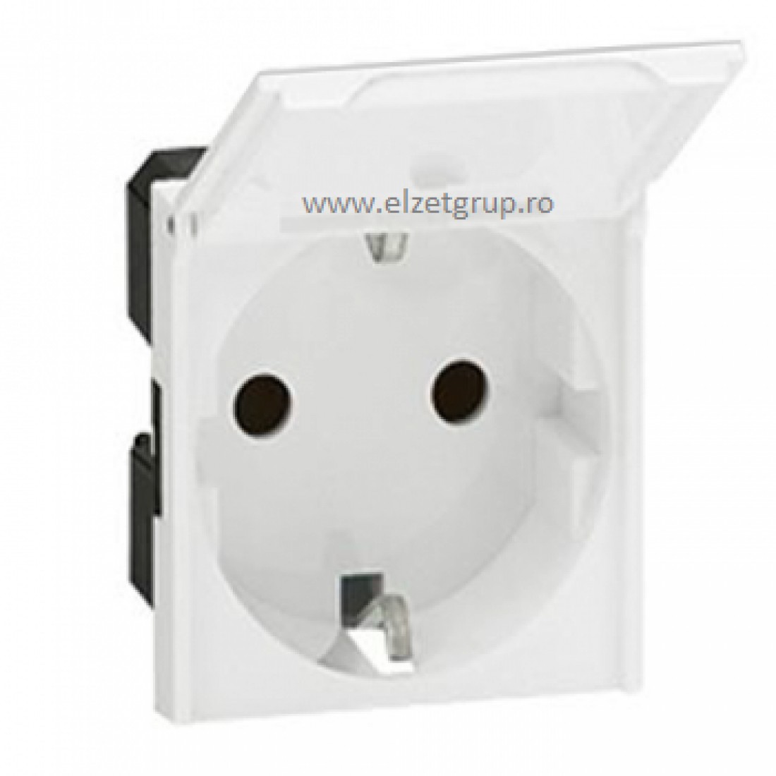 Priza schuko cu capac Mosaic Legrand 077219