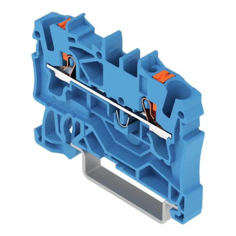 Clema Wago 2.5mm albastru 2 conductori TOP JOB - 2202-1204