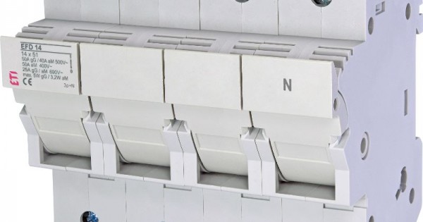 Separator fuzibile 3P+N 50A EFD14 ETI - 002560005