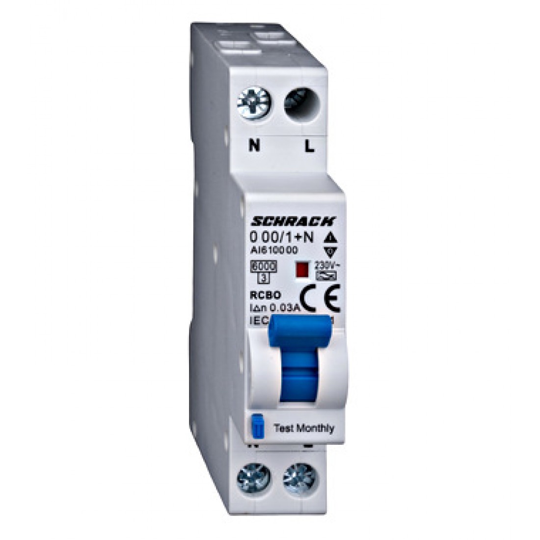 Diferential 16A/30mA 1M RCBO TIP A CURBA B Schrack - AI618516